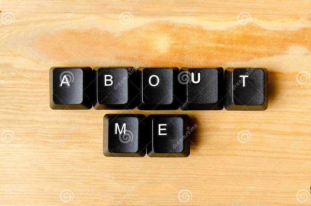 About me words stock image. Image of background, graphic - 85510161