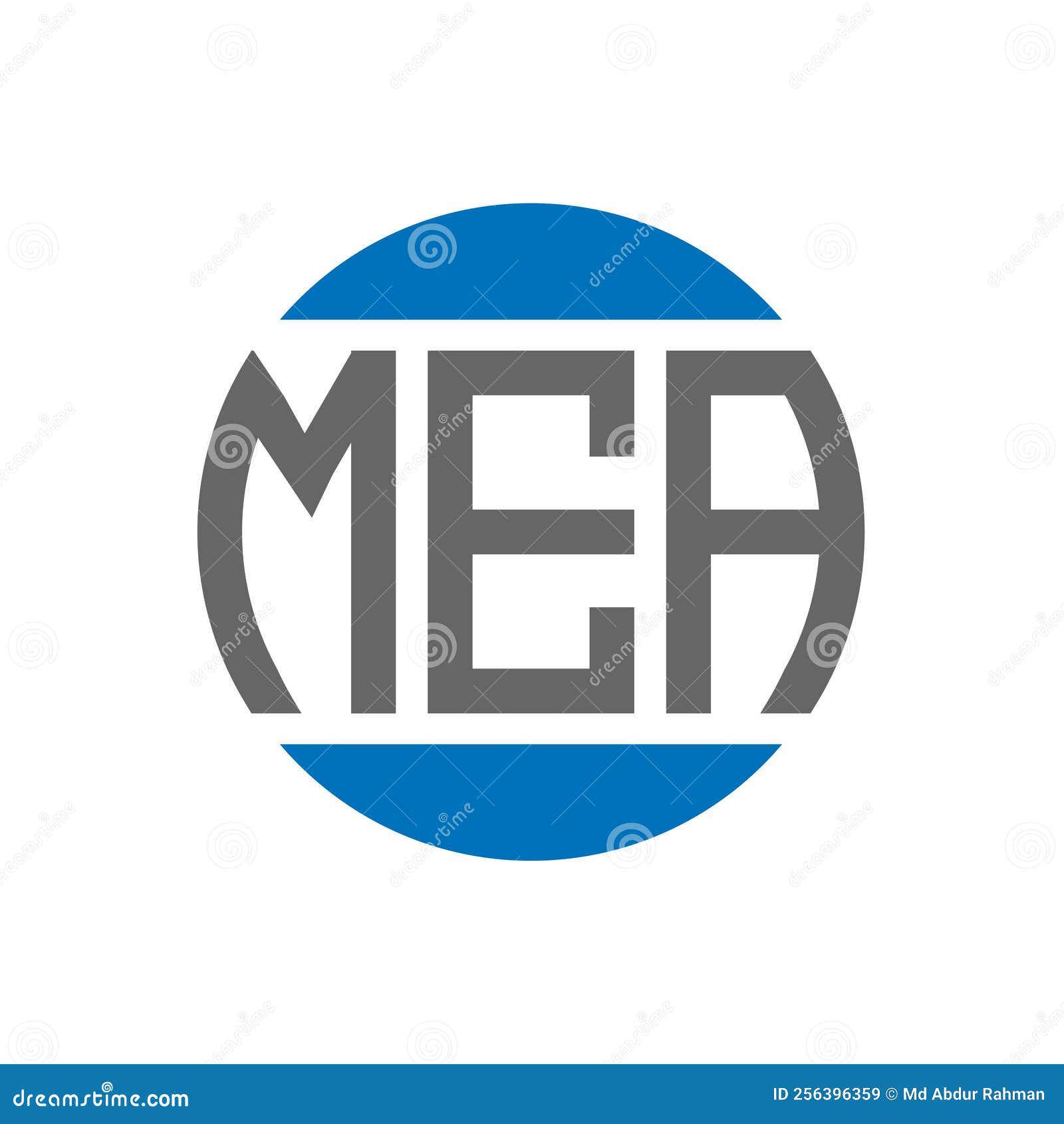 MEA Letter Logo Design On White Background. MEA Creative Initials ...