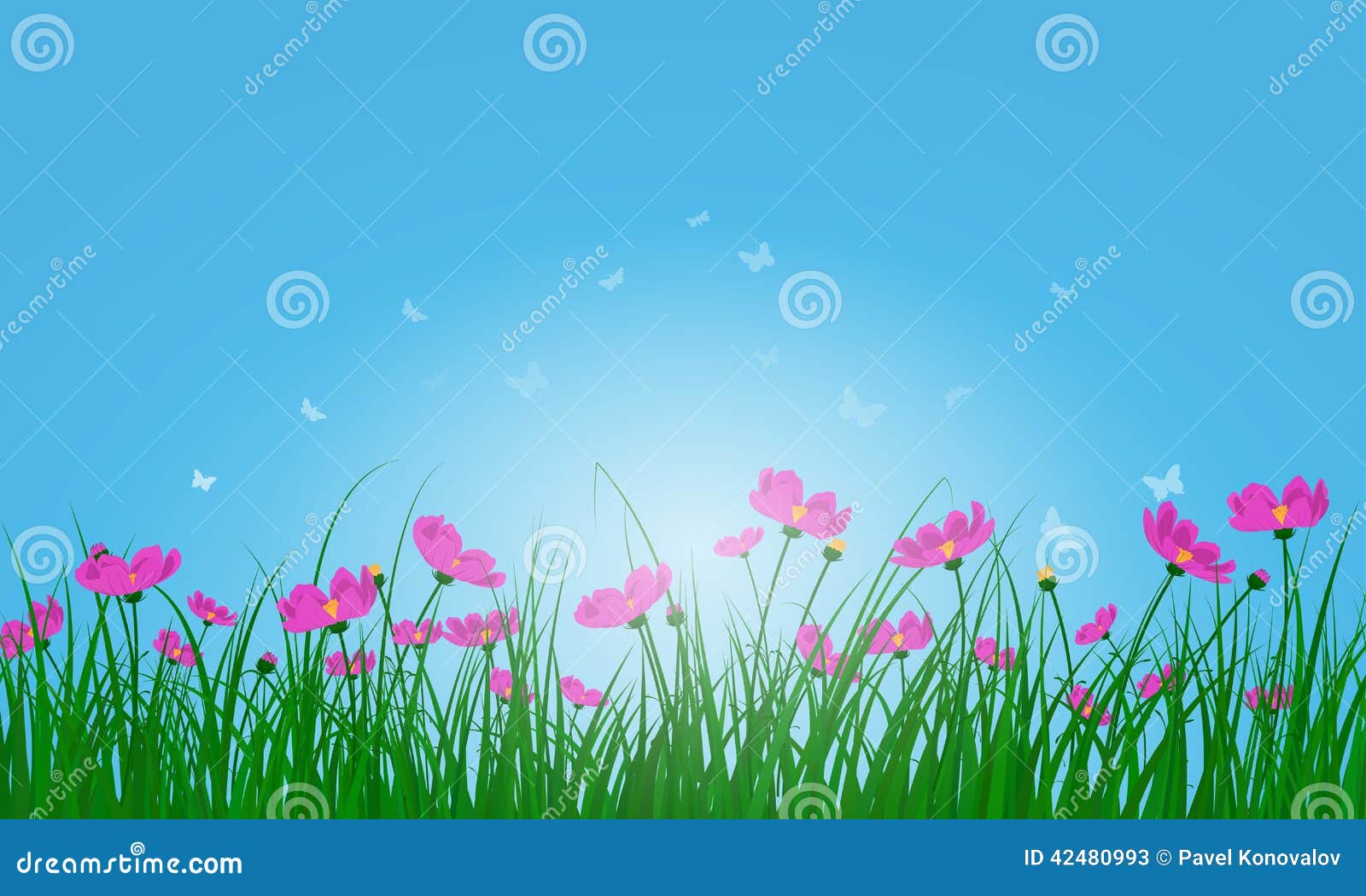 Meadow color background stock vector. Illustration of effect - 42480993