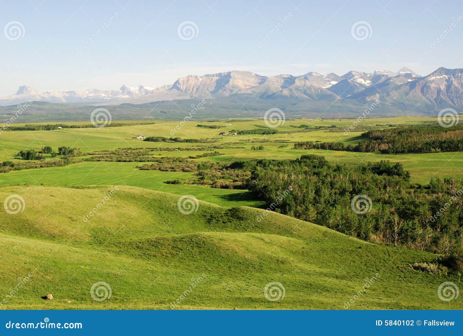 Meadows, Forests and Mountains Stock Photo - Image of mountains, canada ...