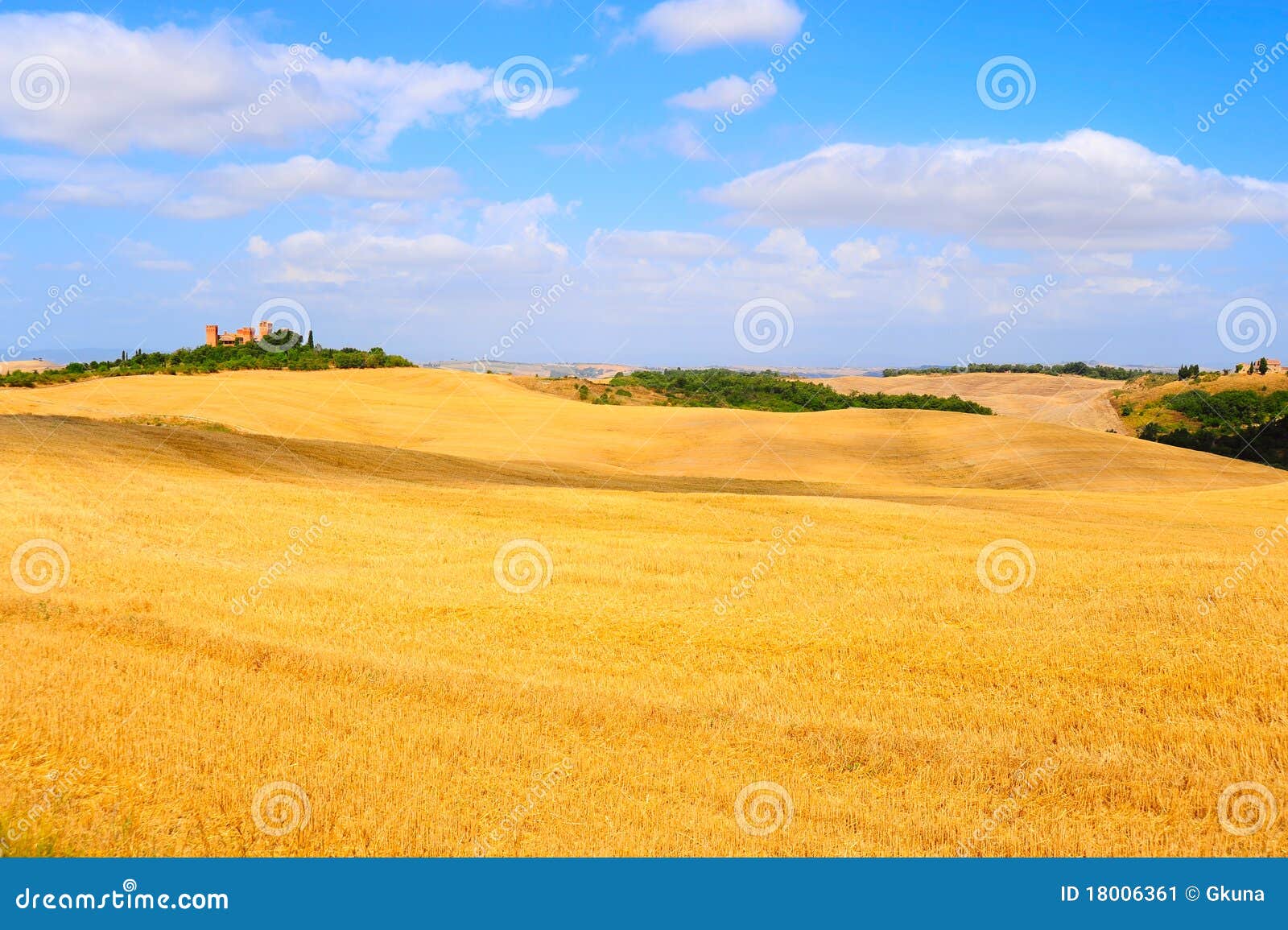 Meadows of Tuscany stock image. Image of farming, ground - 18006361