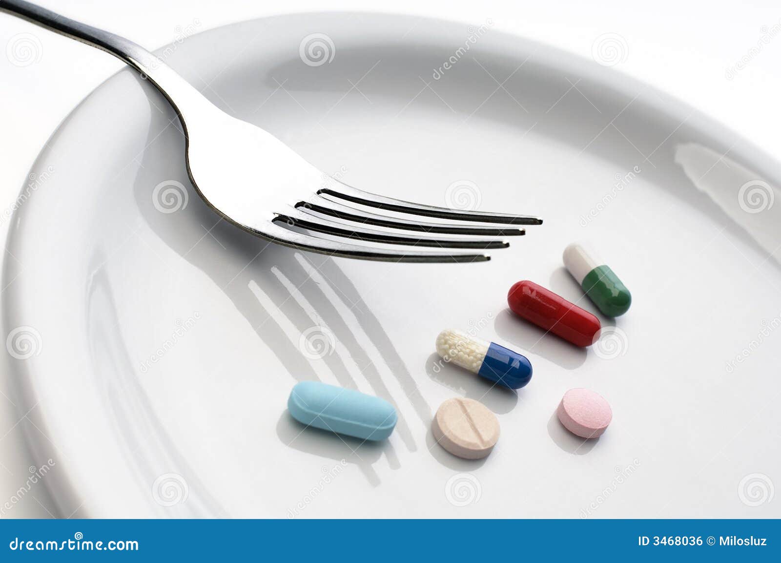 Meal stock photo. Image of pills, food, diet, remedy, breakfast - 3468036