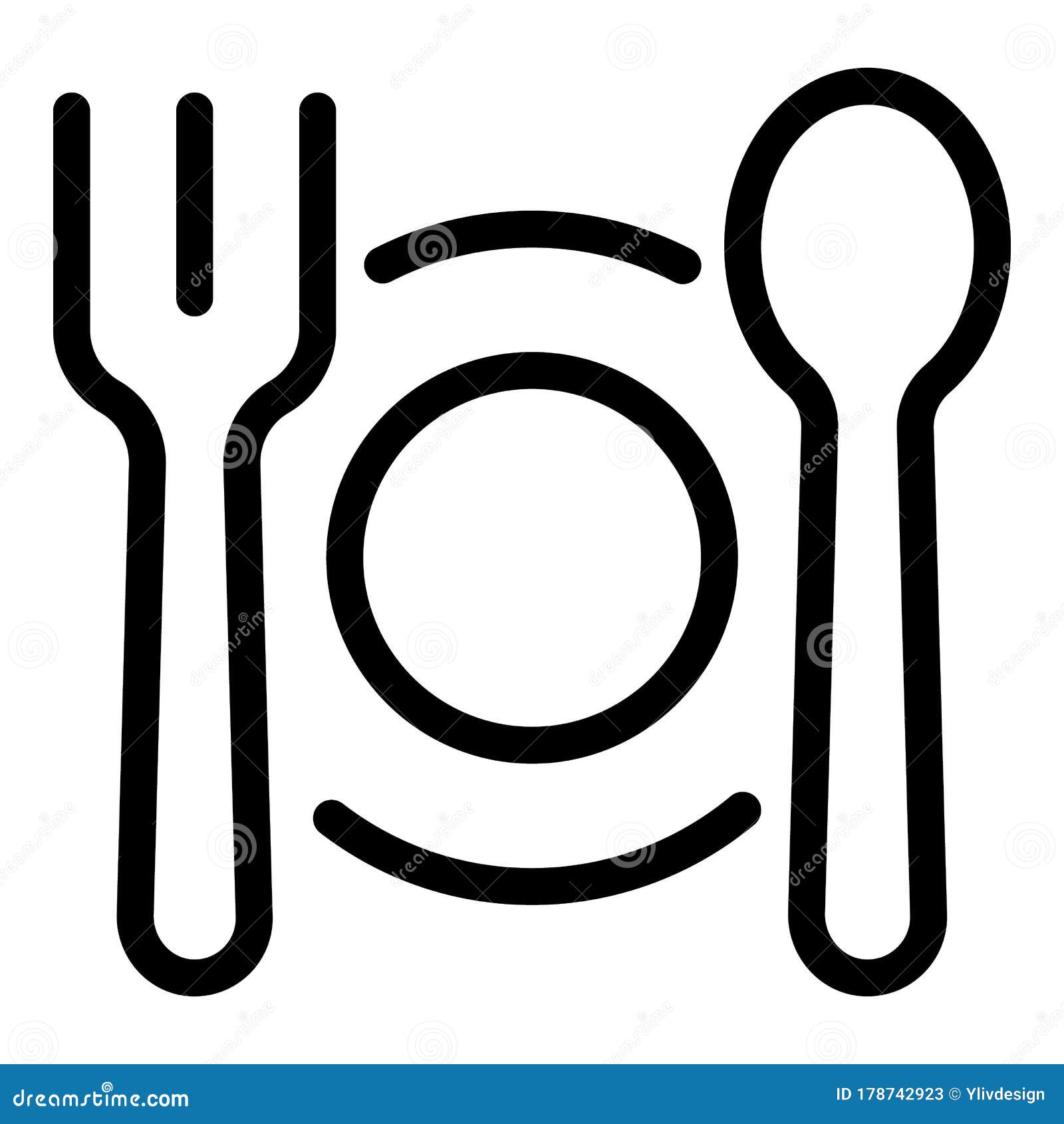 Meal icon, outline style stock vector. Illustration of knife - 178742923 Meal icon, outline style stock vector. Illustration of knife - 178742923