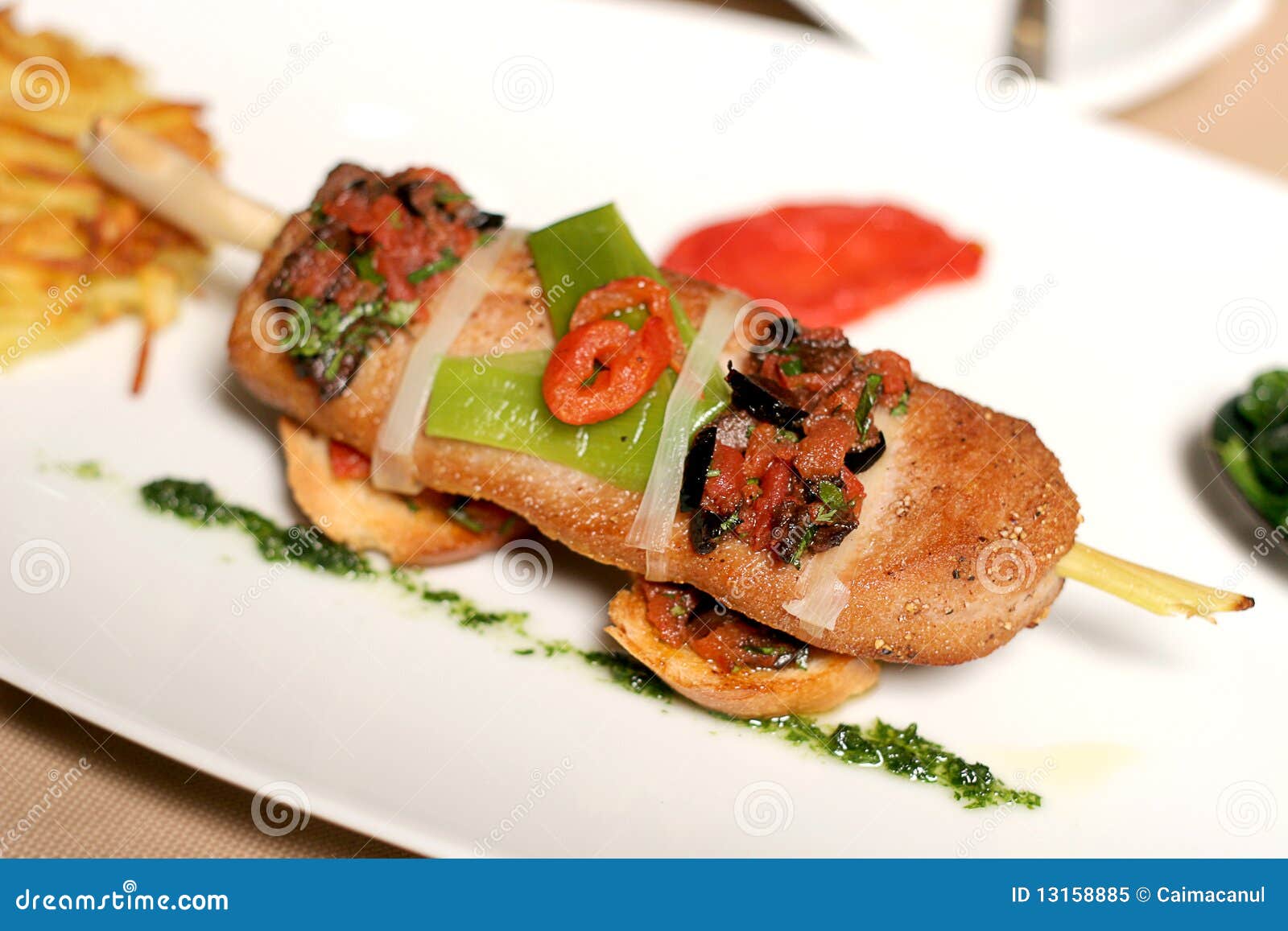 Meal meat and bone stock image. Image of restaurant, isolated - 13158885