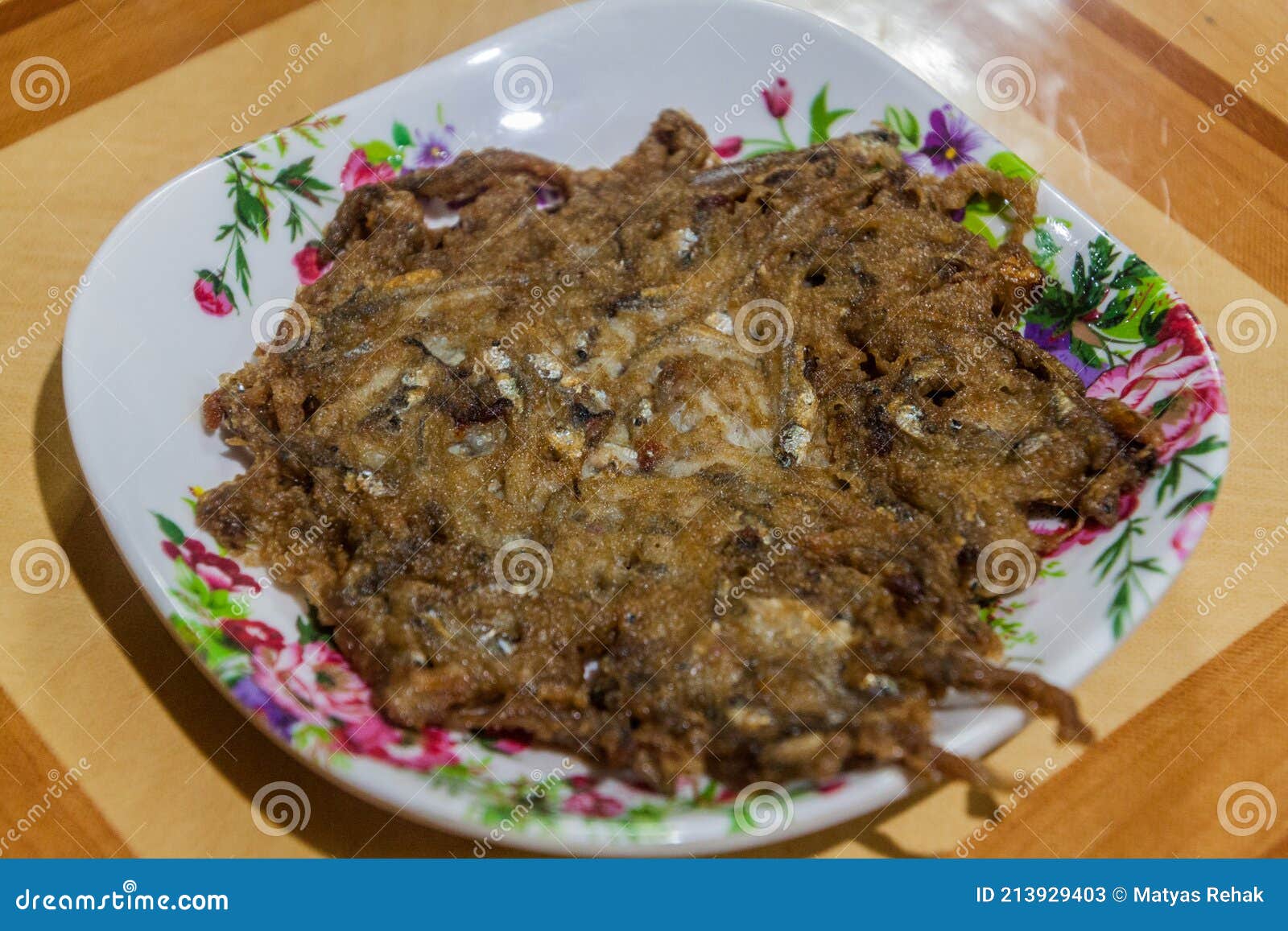 Meal in Philippines, Tortang Dulong, Fried Fish Ca Stock Image - Image ...