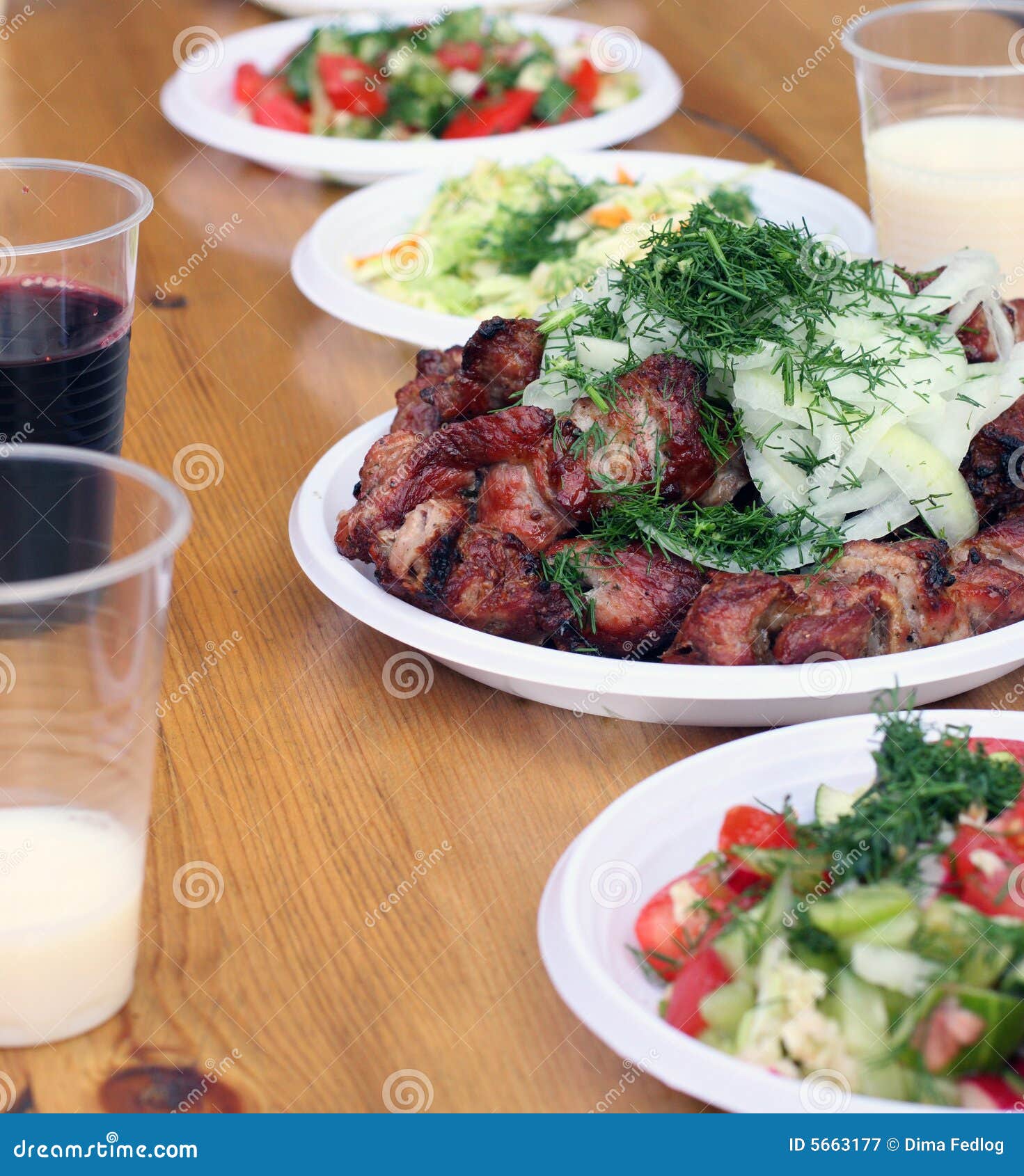 Meal On A Table Picture. Image: 5663177