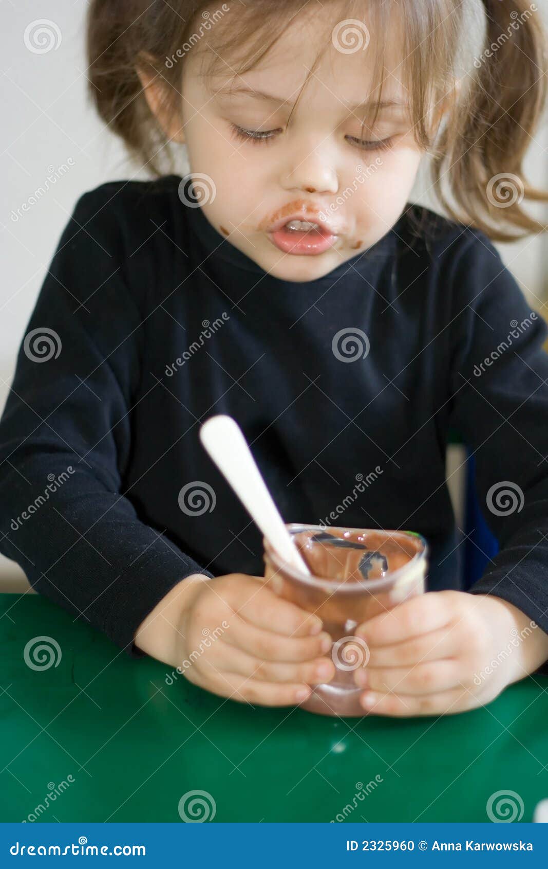 Meal time stock photo. Image of hungry, pudding, green - 2325960