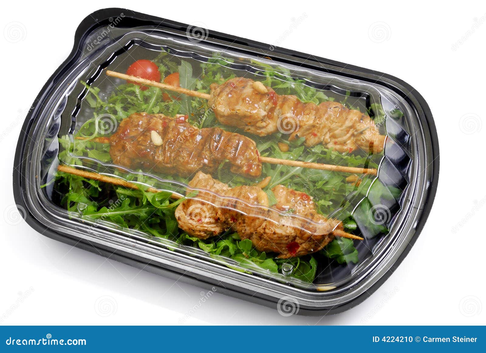 Meal to go, Fast food stock photo. Image of breast, transparent - 4224210