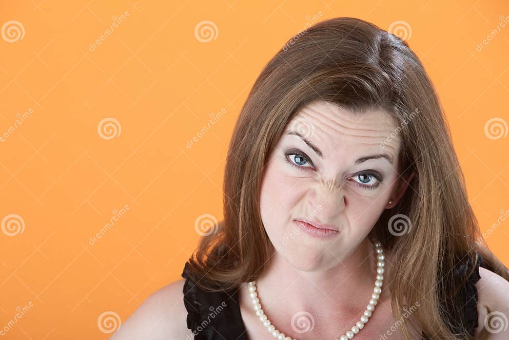 Mean Woman stock photo. Image of dress, mature, lady - 18500926