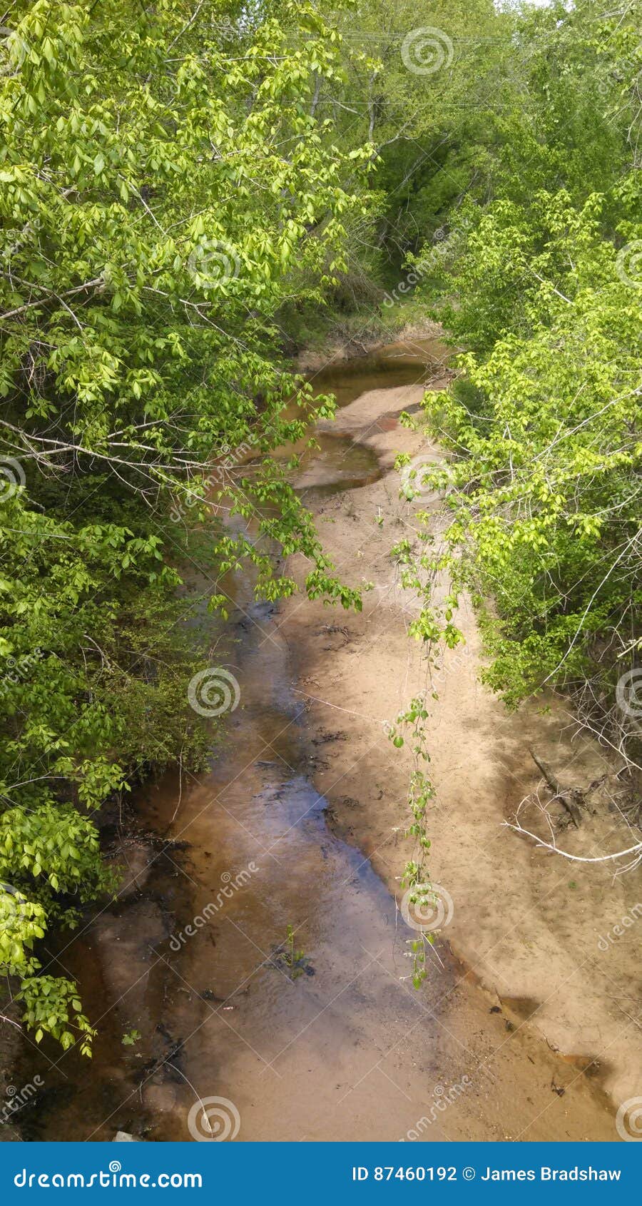 Meandering Creek stock photo. Image of meandering, texas - 87460192