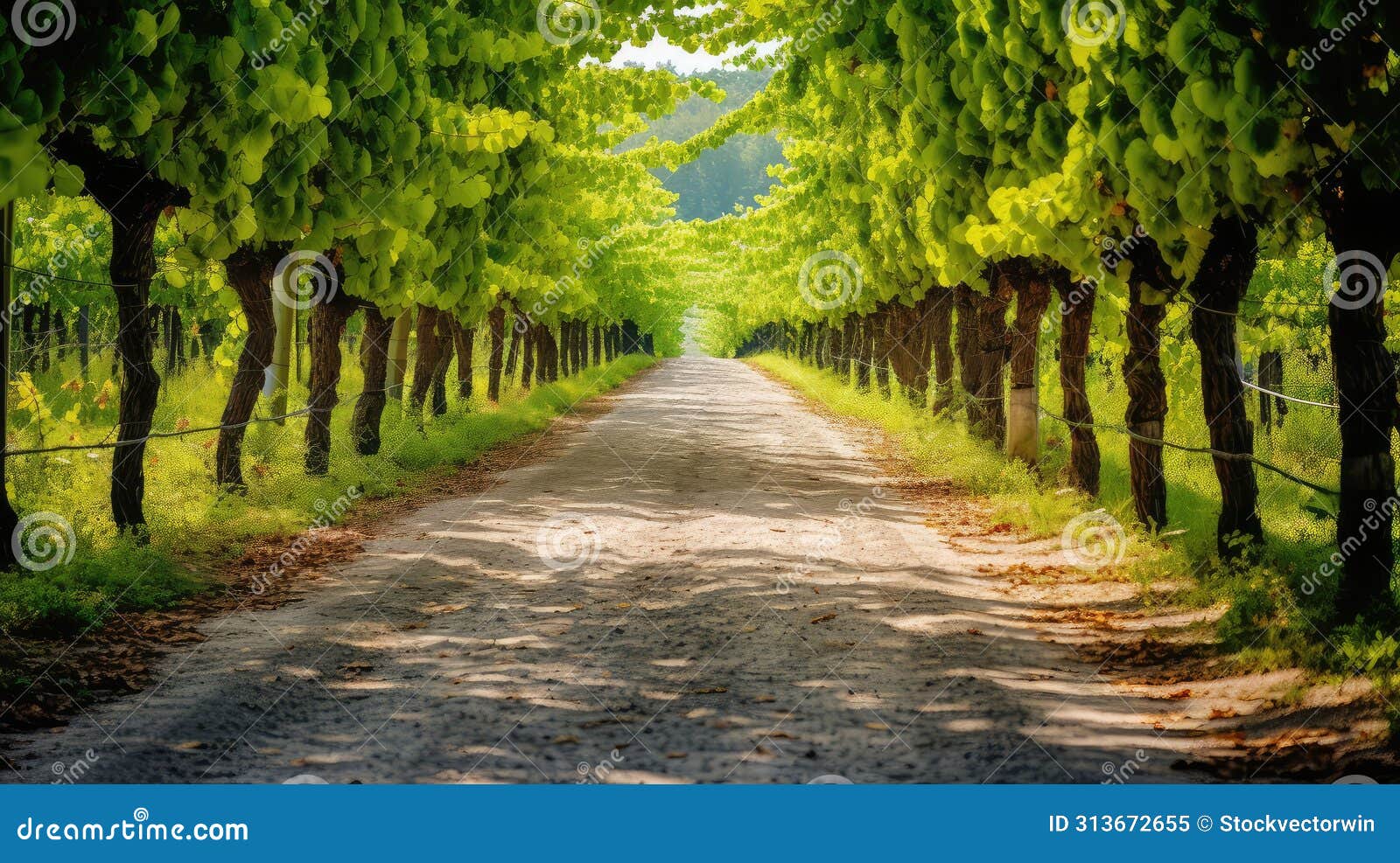 Meandering Path Grape Background Royalty-Free Cartoon | CartoonDealer ...