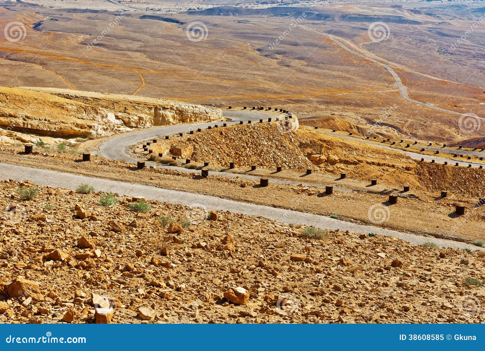 Meandering Road stock image. Image of desert, rocky, nature - 38608585