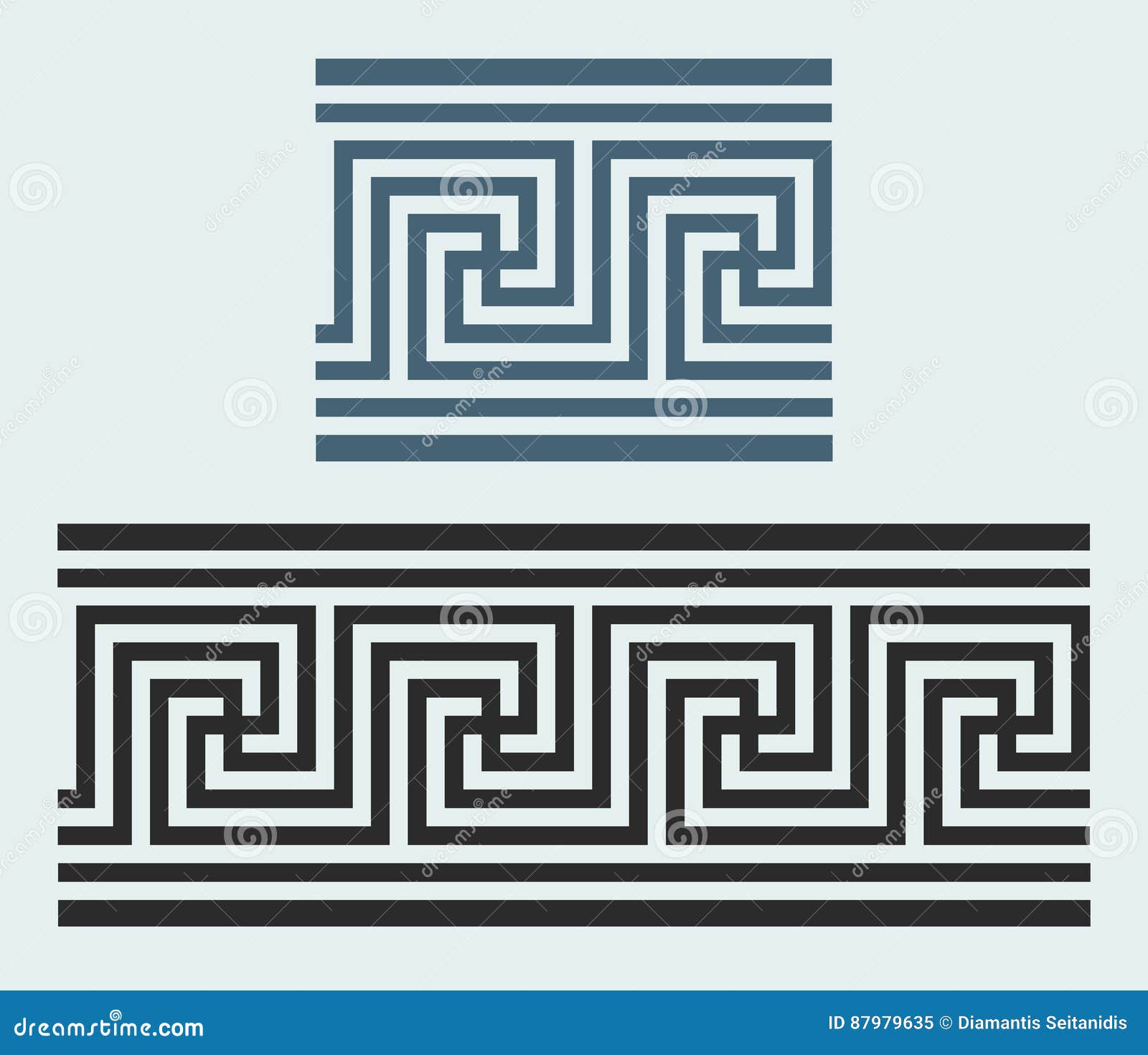 Meandros stock vector. Illustration of element, athens - 87979635