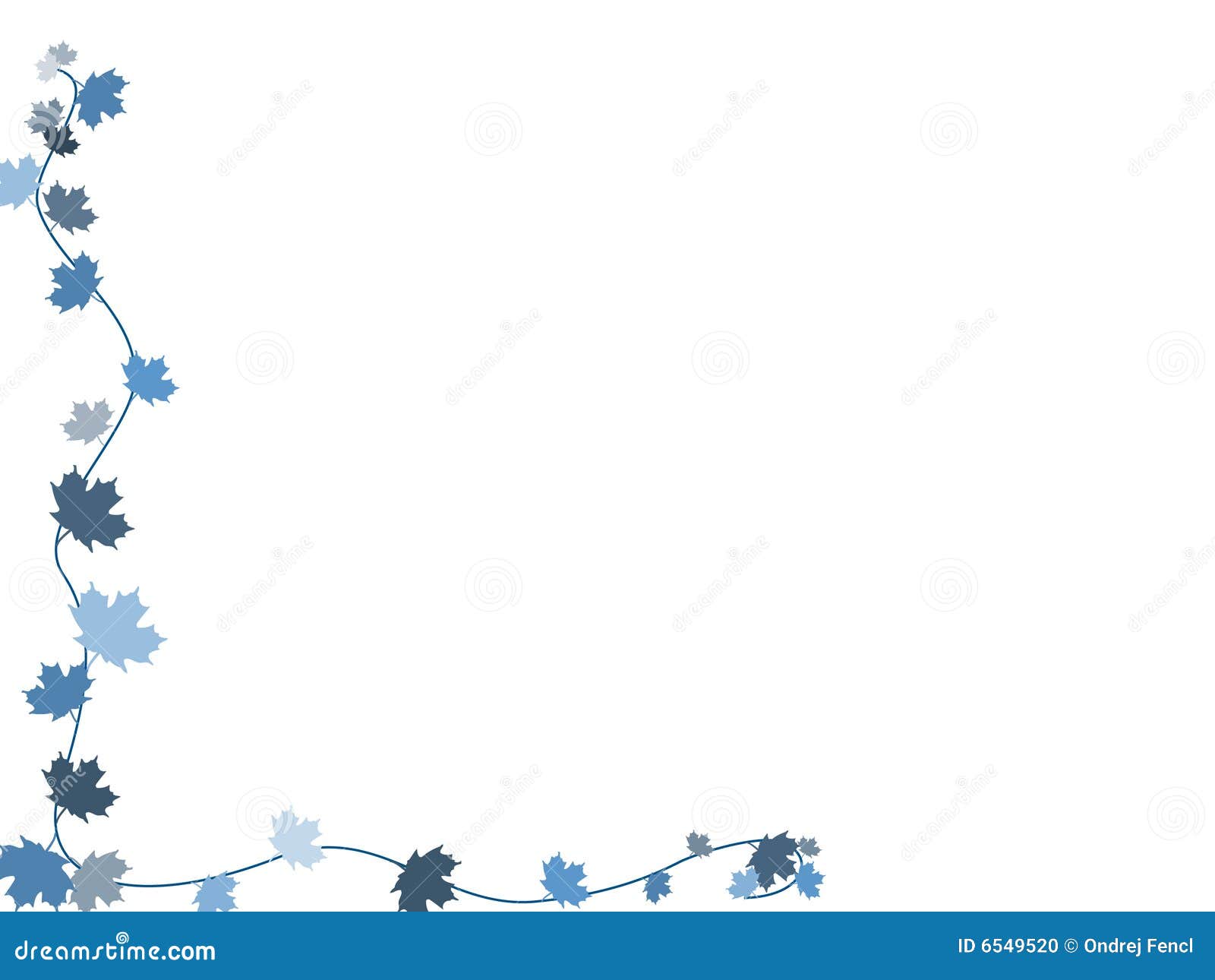 Leaf Branch Divider Set Book Page Separator Border Vector Illustration ...