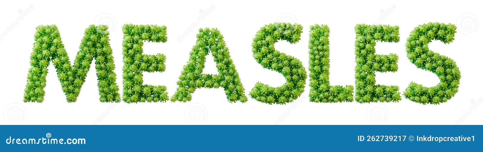 Measles Word Made From Green Bacteria Cell Molecule Font. Health And ... Measles Word Made From Green Bacteria Cell Molecule Font. Health And ...