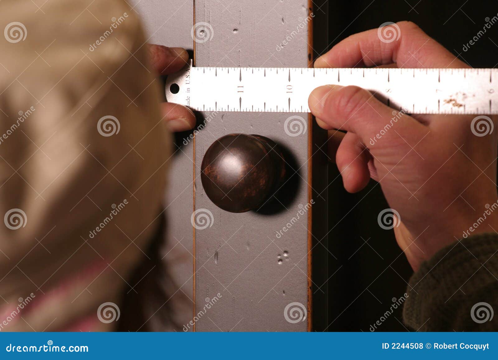 Measure stock photo. Image of business, skill, woman, cabinetmaker ...