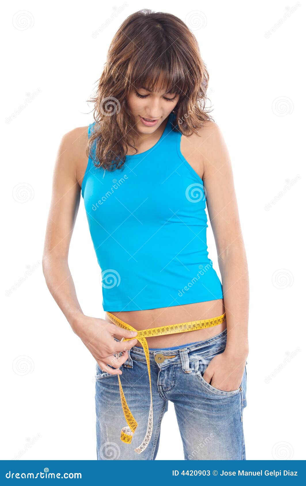 Measure stock image. Image of belly, nutrition, body, losing - 4420903