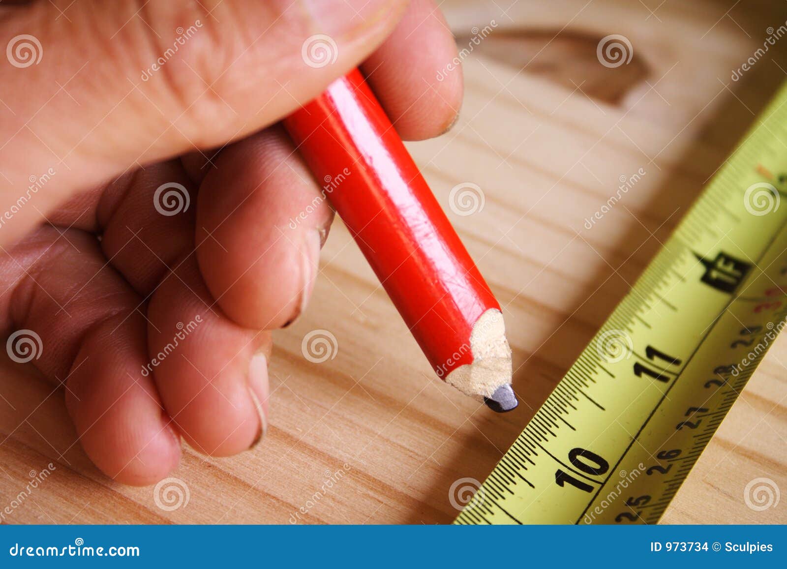 Measure stock photo. Image of inches, carpentry, wood, measure - 973734