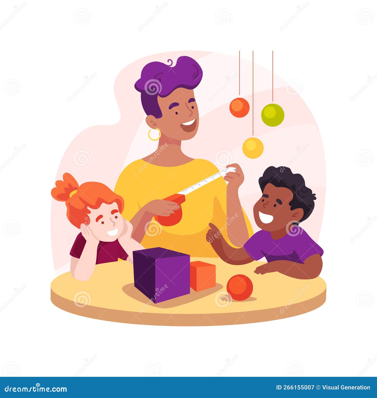 Measure And Compare Objects Isolated Cartoon Vector Illustration Stock Vector Illustration Of