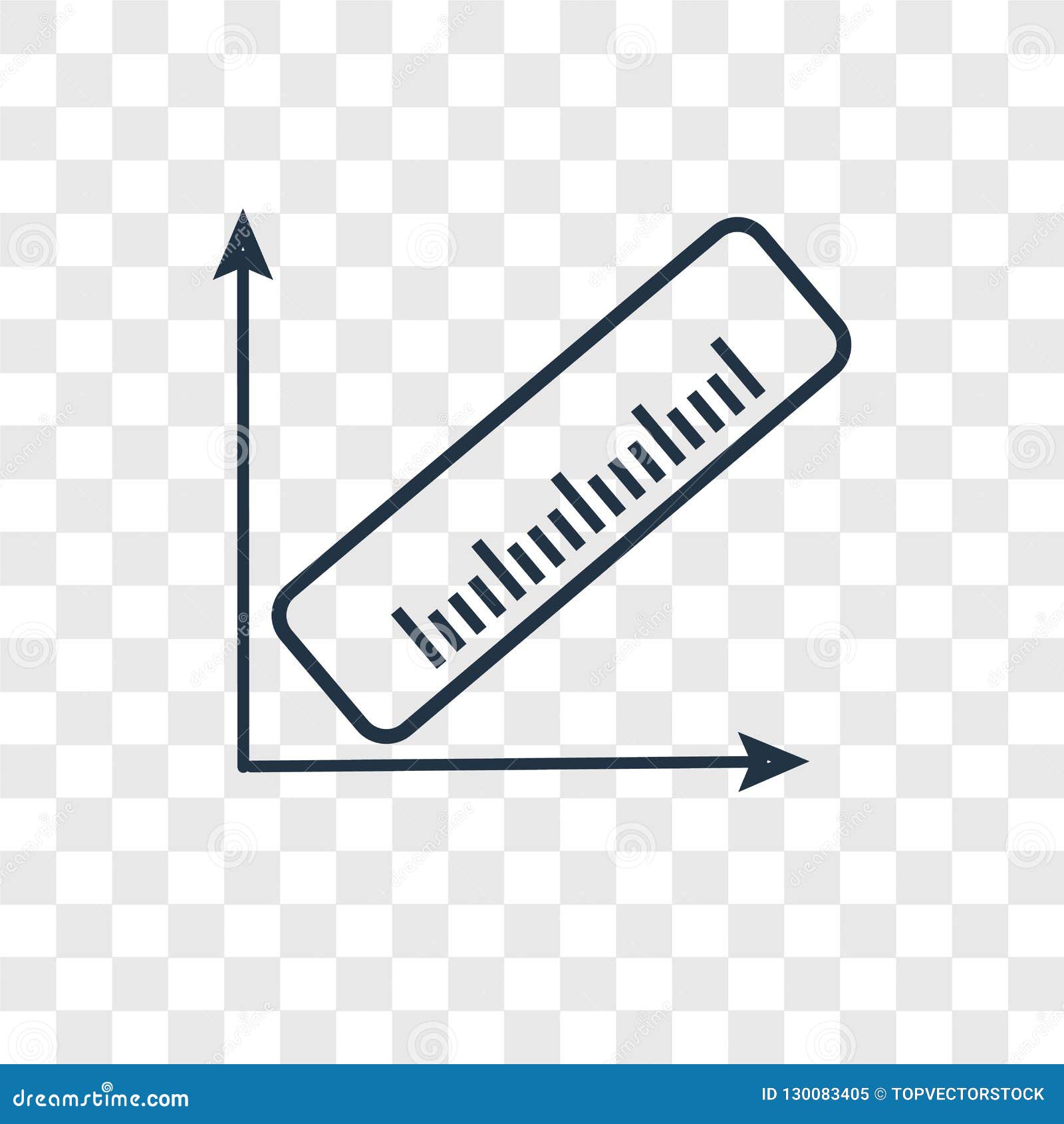 Measure Concept Vector Linear Icon Isolated on Transparent Background ...