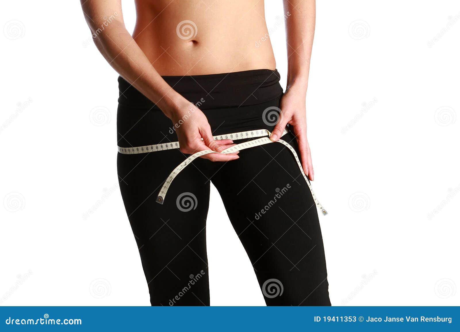 Measure healthy fit waist stock image. Image of woman - 19411353