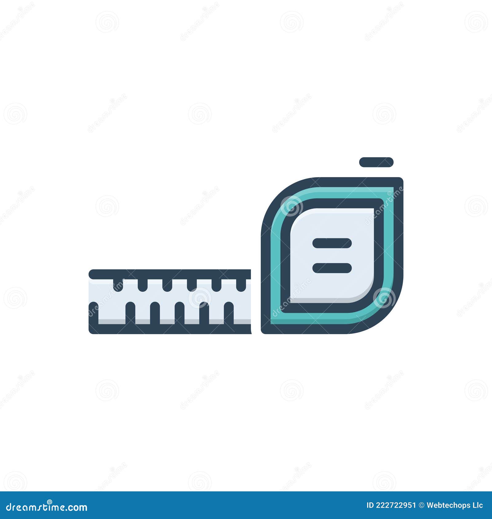 Color Illustration Icon for Measure, Scale and Dimension Stock ...