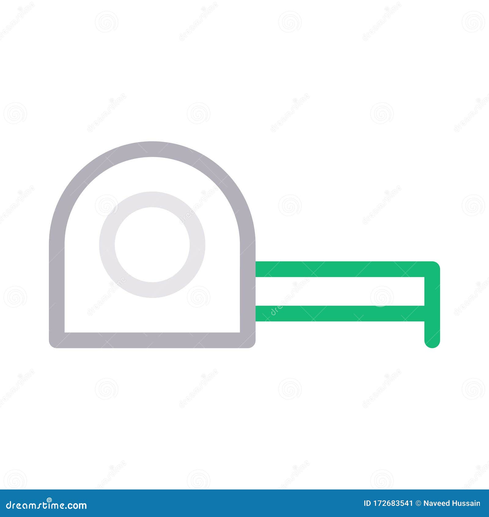 Measure Vector Color Line Icon Stock Vector - Illustration of repair ...