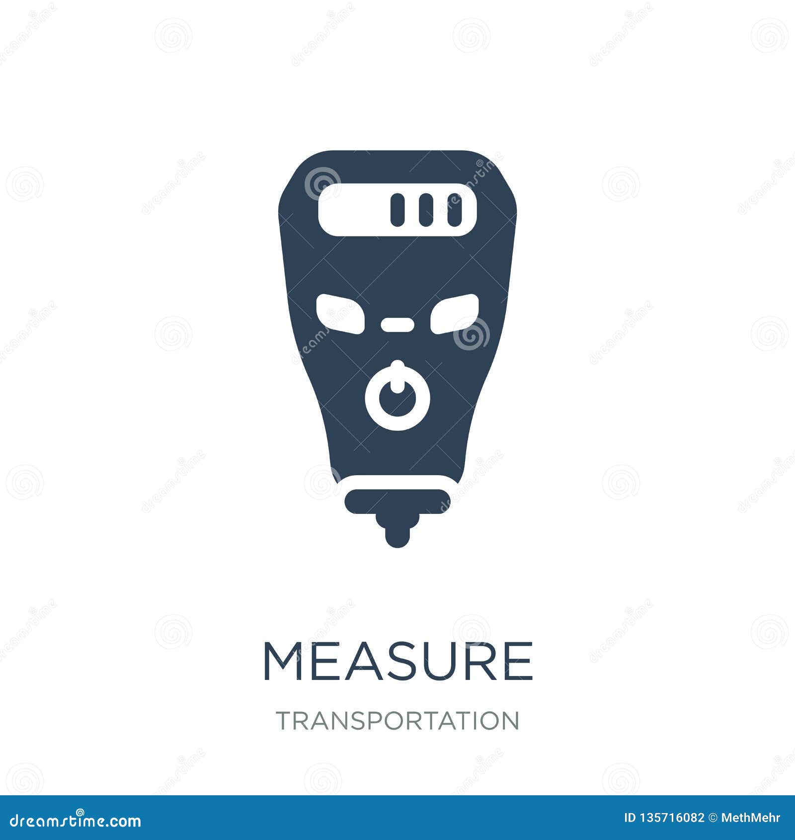 Measure Instruments Icon in Trendy Design Style. Measure Instruments ...