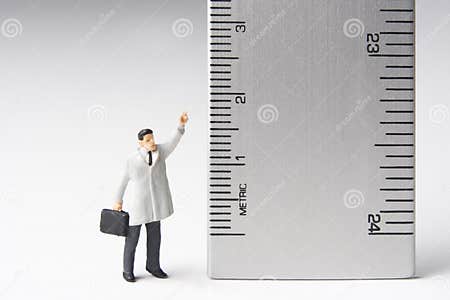 Measure of a man stock photo. Image of miniature, boss - 509864