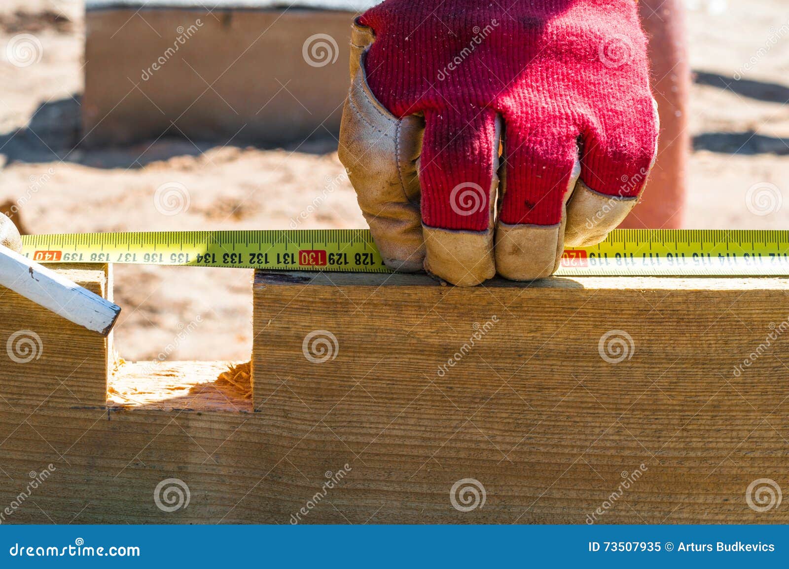 Measure and mark stock image. Image of concept, repair - 73507935