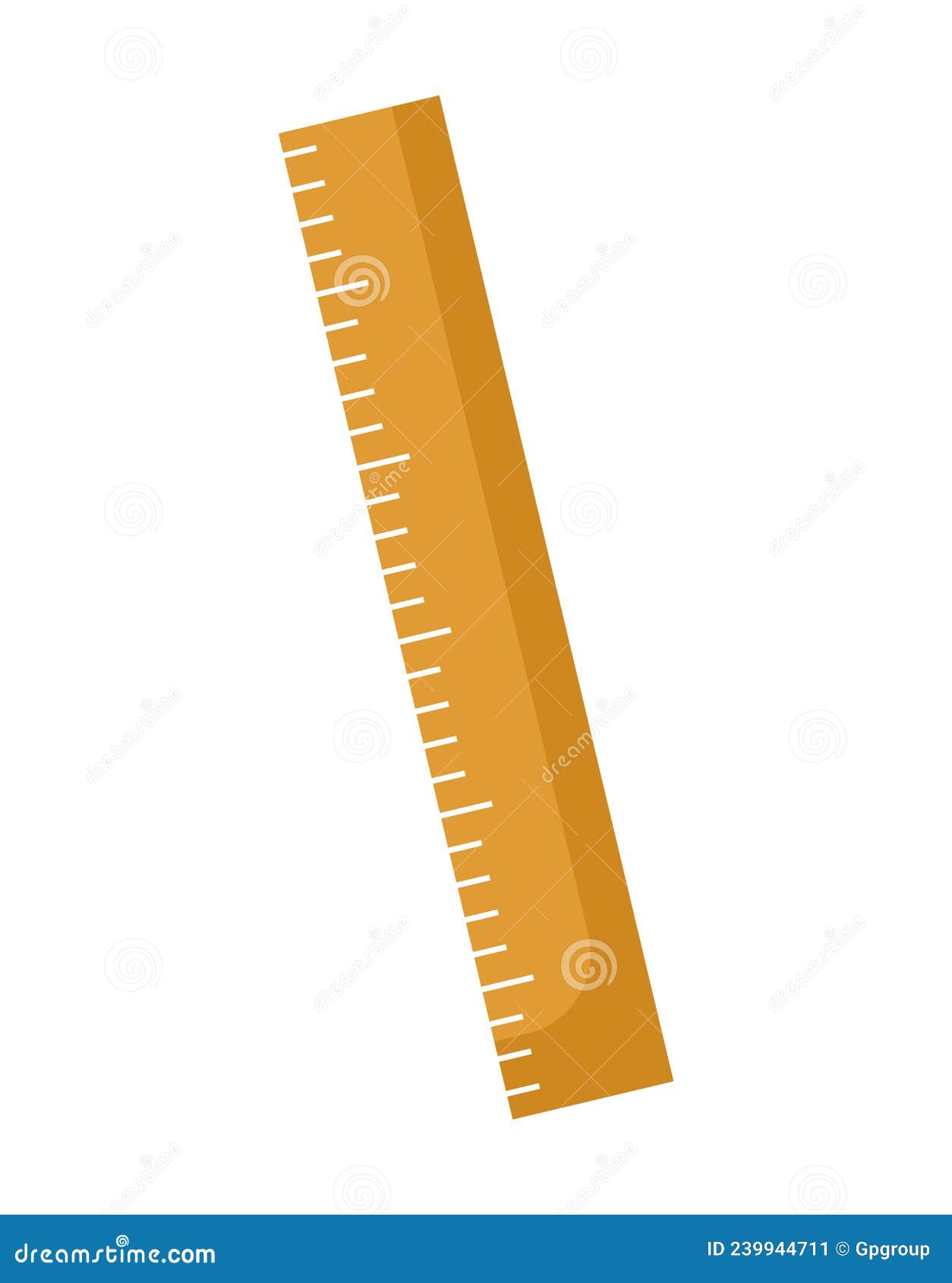 Measure ruler design stock vector. Illustration of horizontal - 239944711