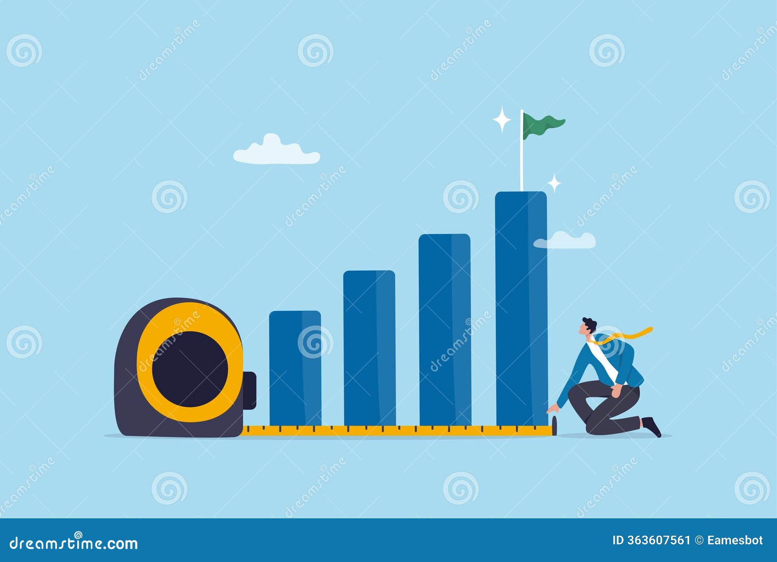 Progress Improvement Momentum Word On Columns Royalty-Free Stock Image ...
