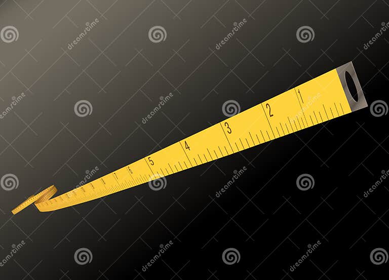 Measure Tape - Inches - Vector Stock Vector - Illustration of ...