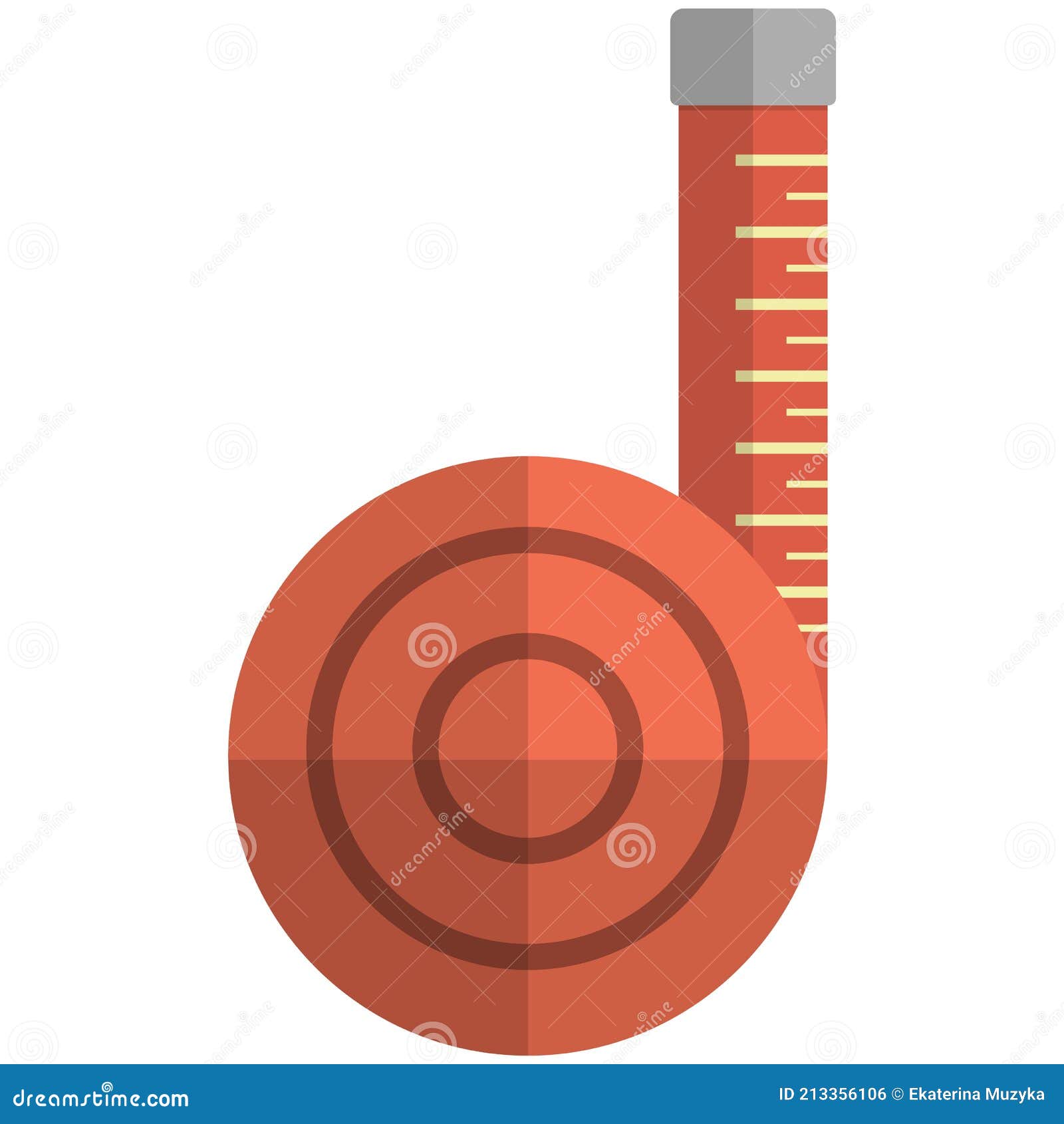 Vector Ruler Isolated On White Background. Simple Measurement Equipment ...