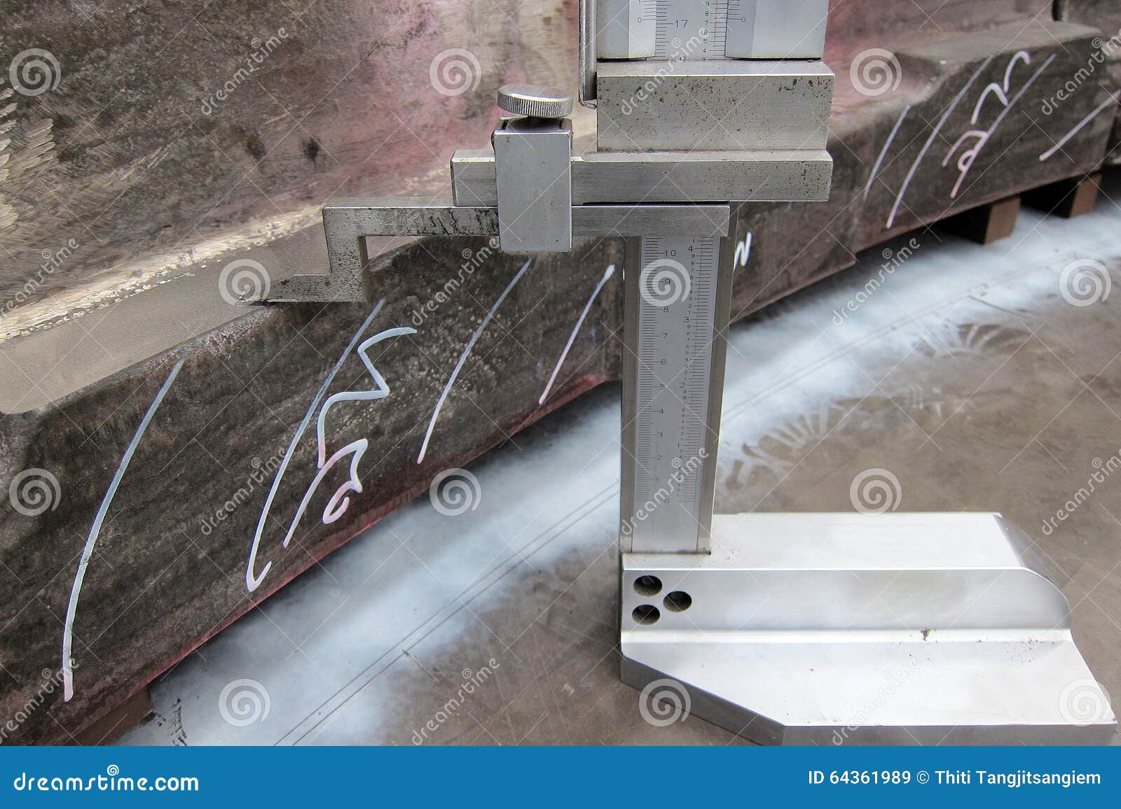 Vernier High Calibration With Gauge Block Royalty-Free Stock Photo ...
