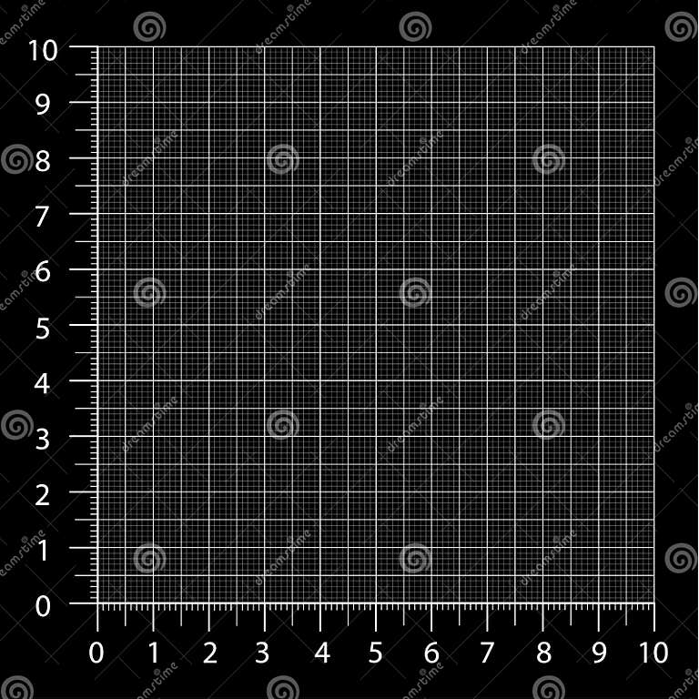 Measured Grid. Graph Plotting Grid Stock Vector - Illustration of ...