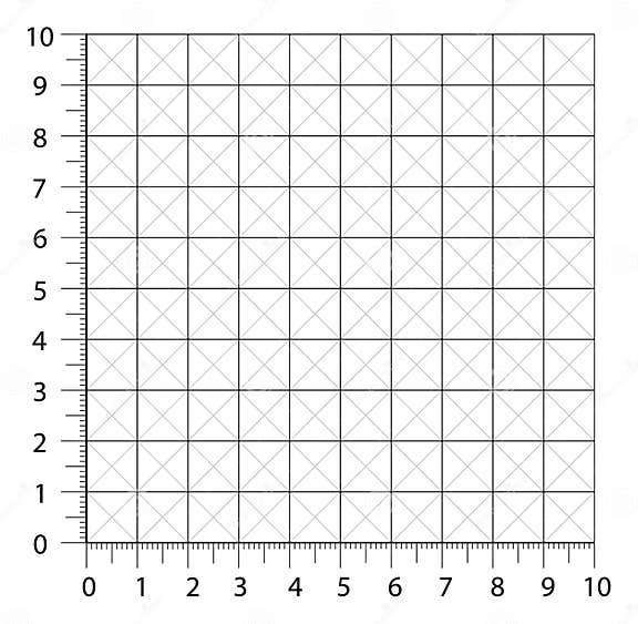 Measured Grid. Graph Plotting Grid Stock Vector - Illustration of ...