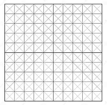 Measured Grid. Graph Plotting Grid. Corner Ruler with Measurement ...