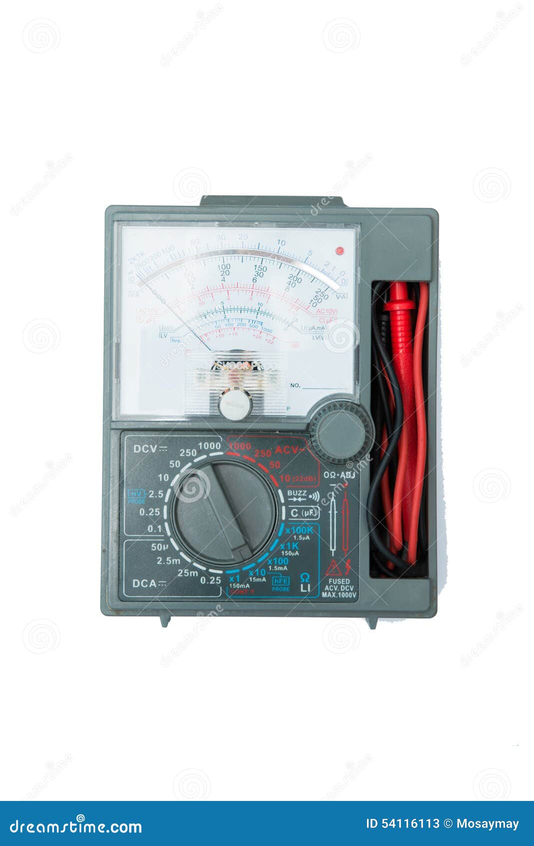The Measured Power for Electricity Stock Image - Image of tool ...