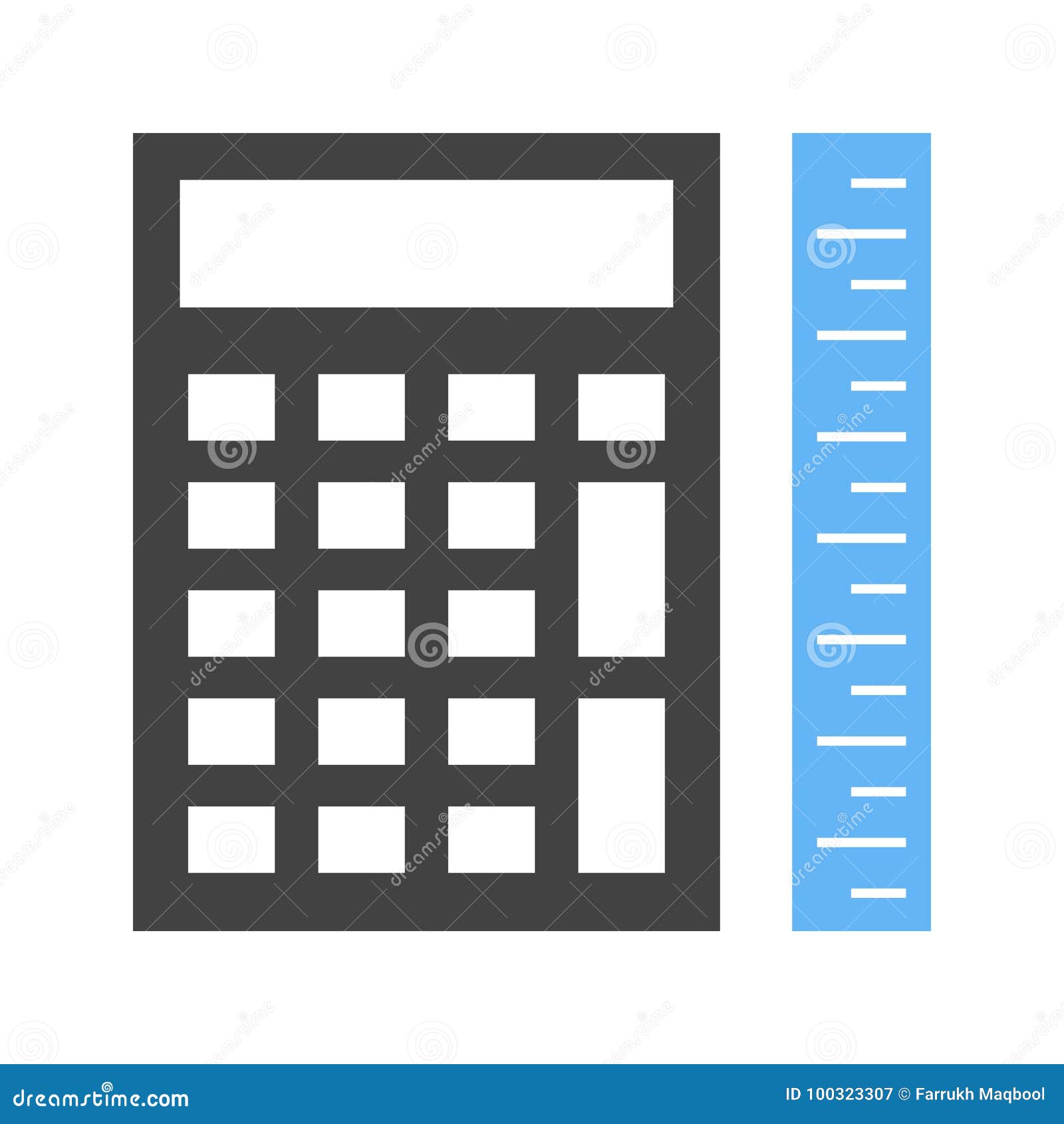 Measurement Calculation stock vector. Illustration of graph - 100323307