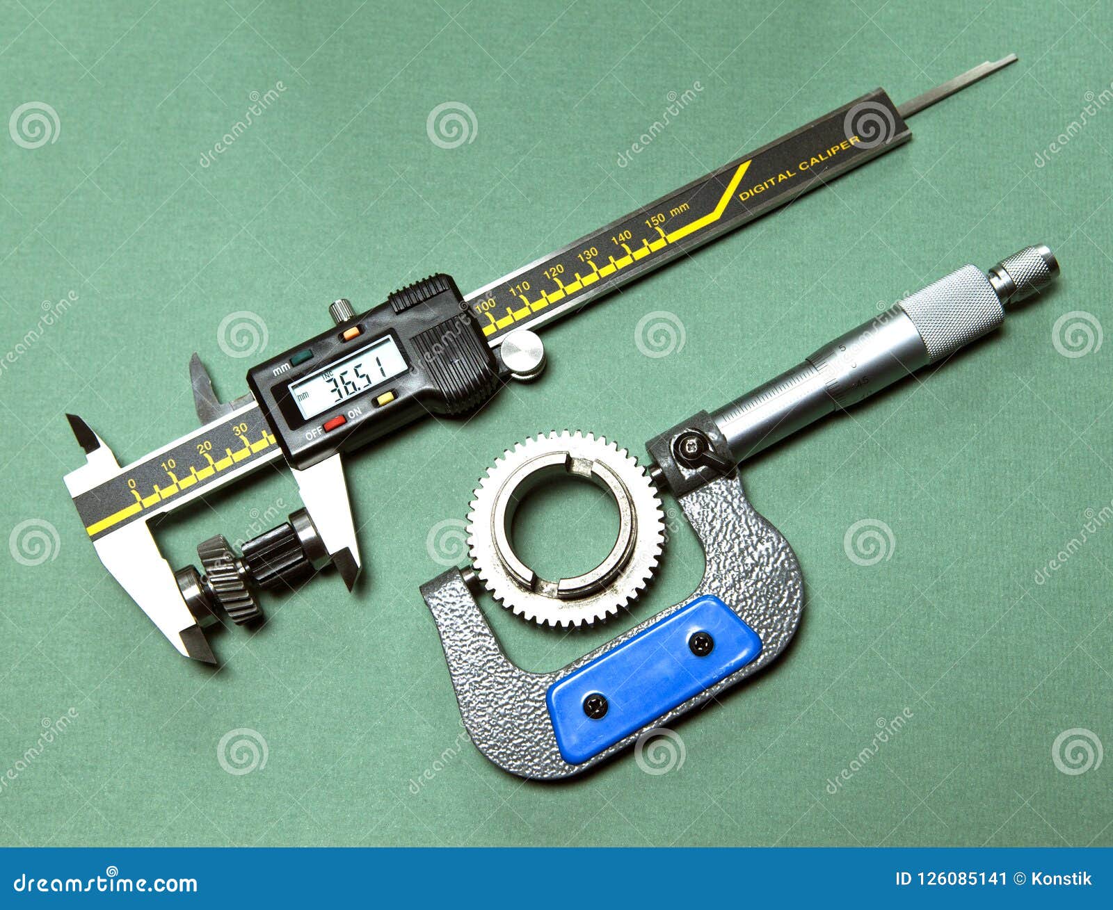Measurement of the Details by a Digital Caliper and a Mechanical ...
