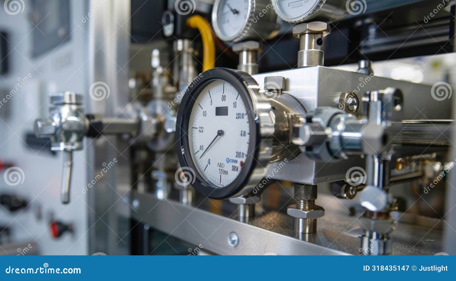 A Measurement Gauge Displaying the Level of Carbonation Inside the ...