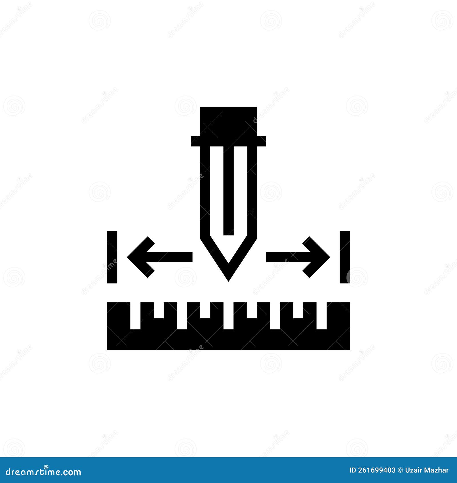 MEASUREMENT Icon in Vector. Logotype Stock Illustration - Illustration ...