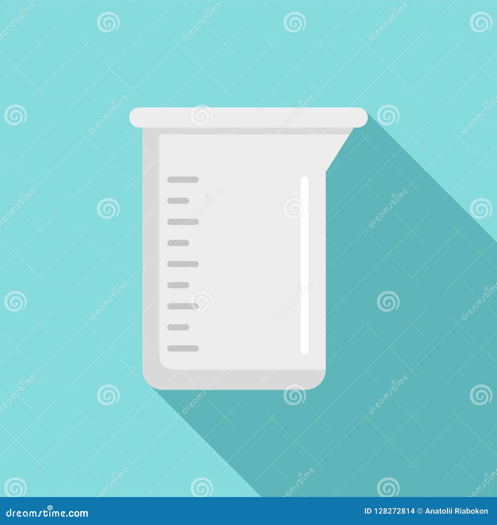 Measurement Pot Icon, Flat Style Stock Vector - Illustration of ladle ...