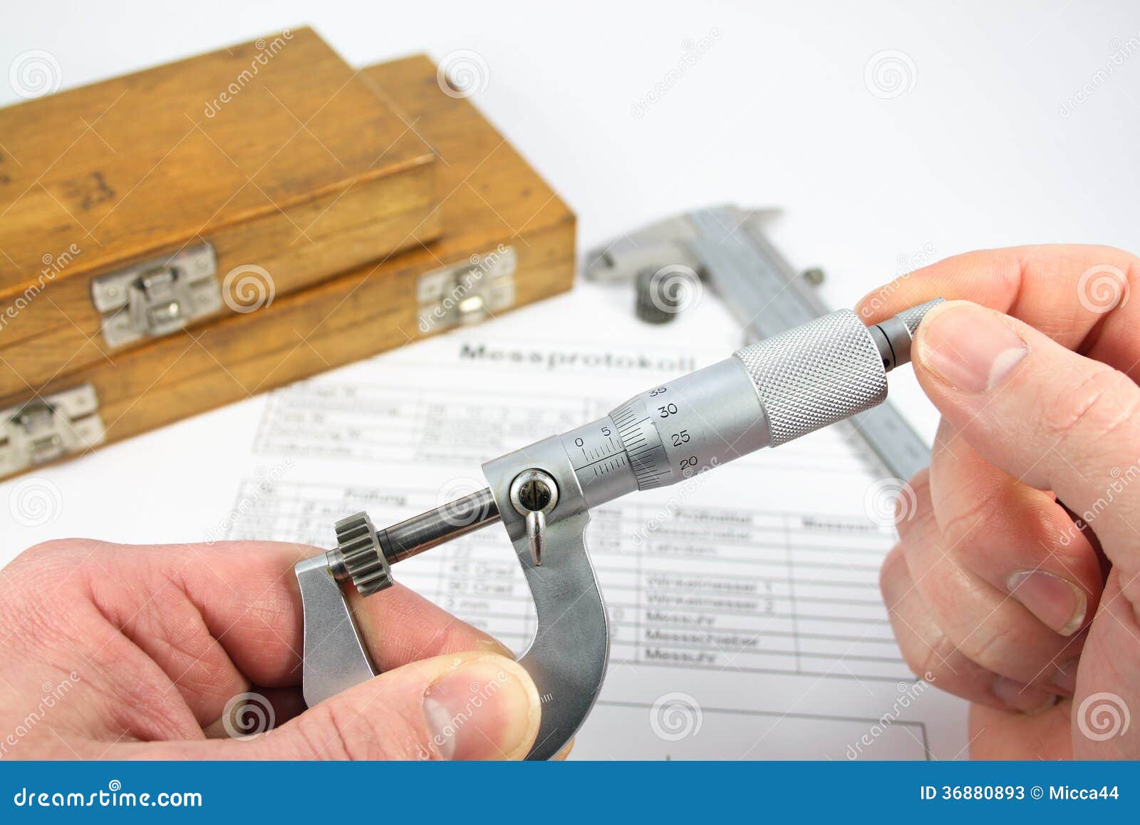 Measurement report stock image. Image of protocol, caliper - 36880893