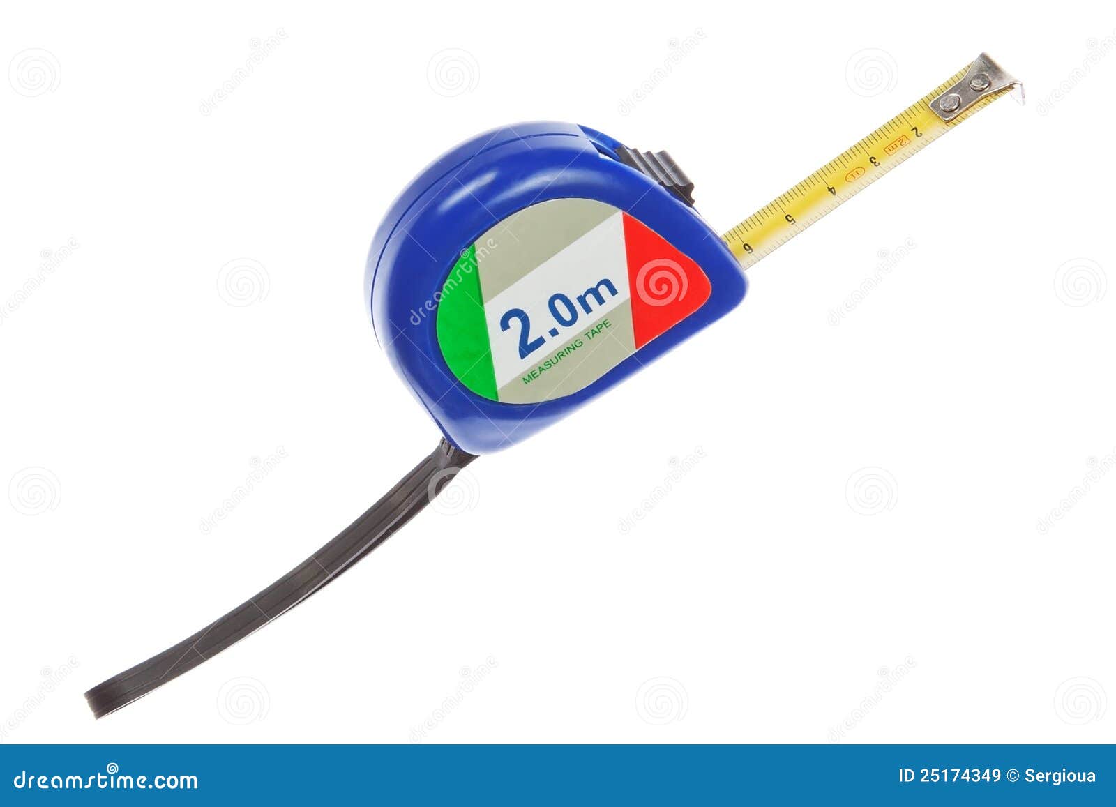 Measurement -roulette by Two Meters. Stock Image - Image of meter ...