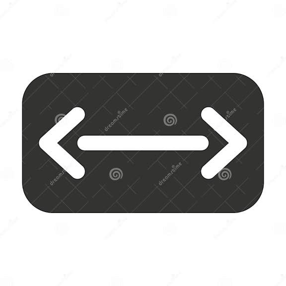 Measurement Ruler Icon. User Interface, Width Vector Illustration Stock ...