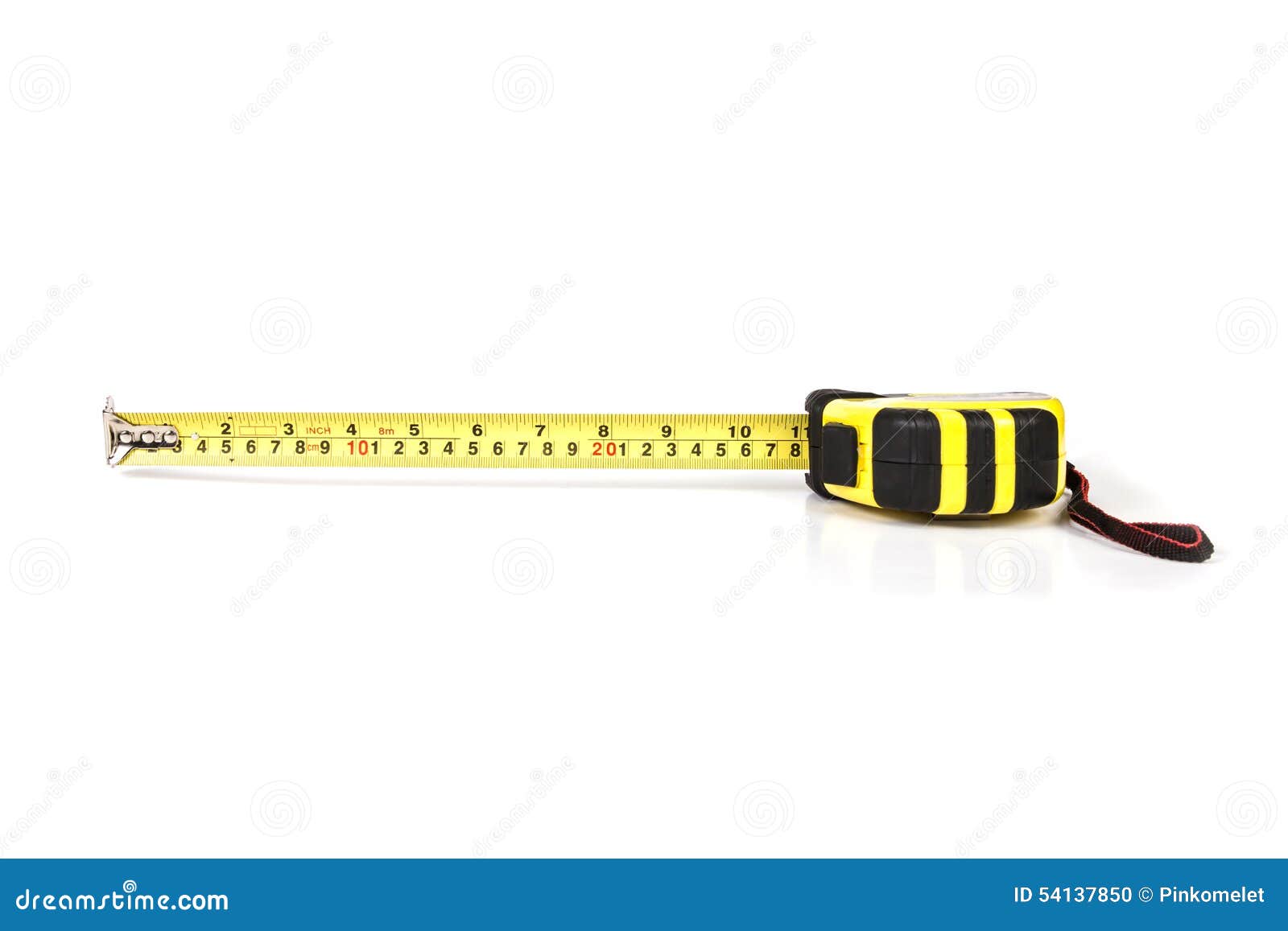 Measurement Ruler on White Background Stock Photo - Image of accuracy ...