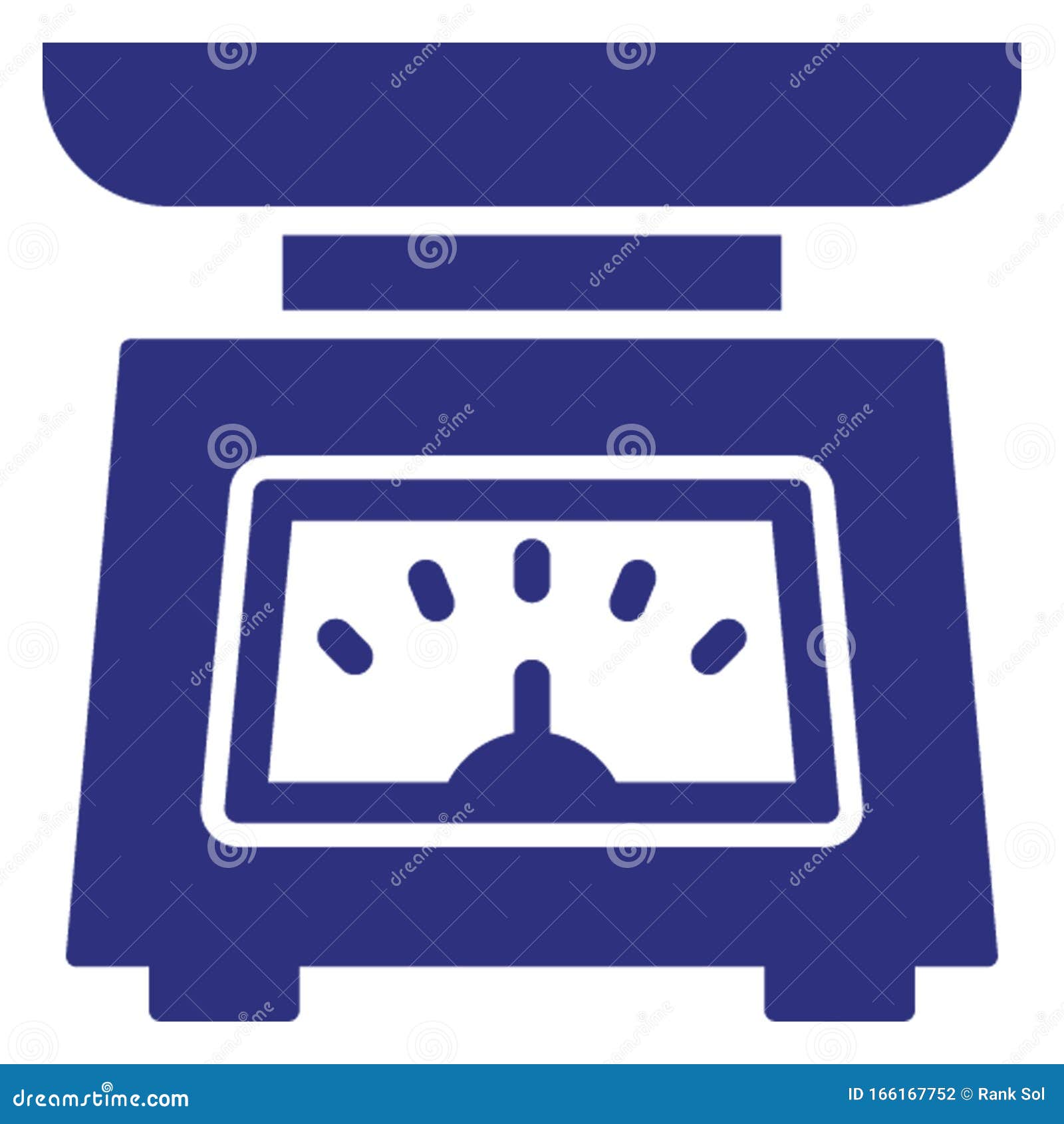 Measurement Scale Isolated Vector Icon Fully Editable Stock Vector ...