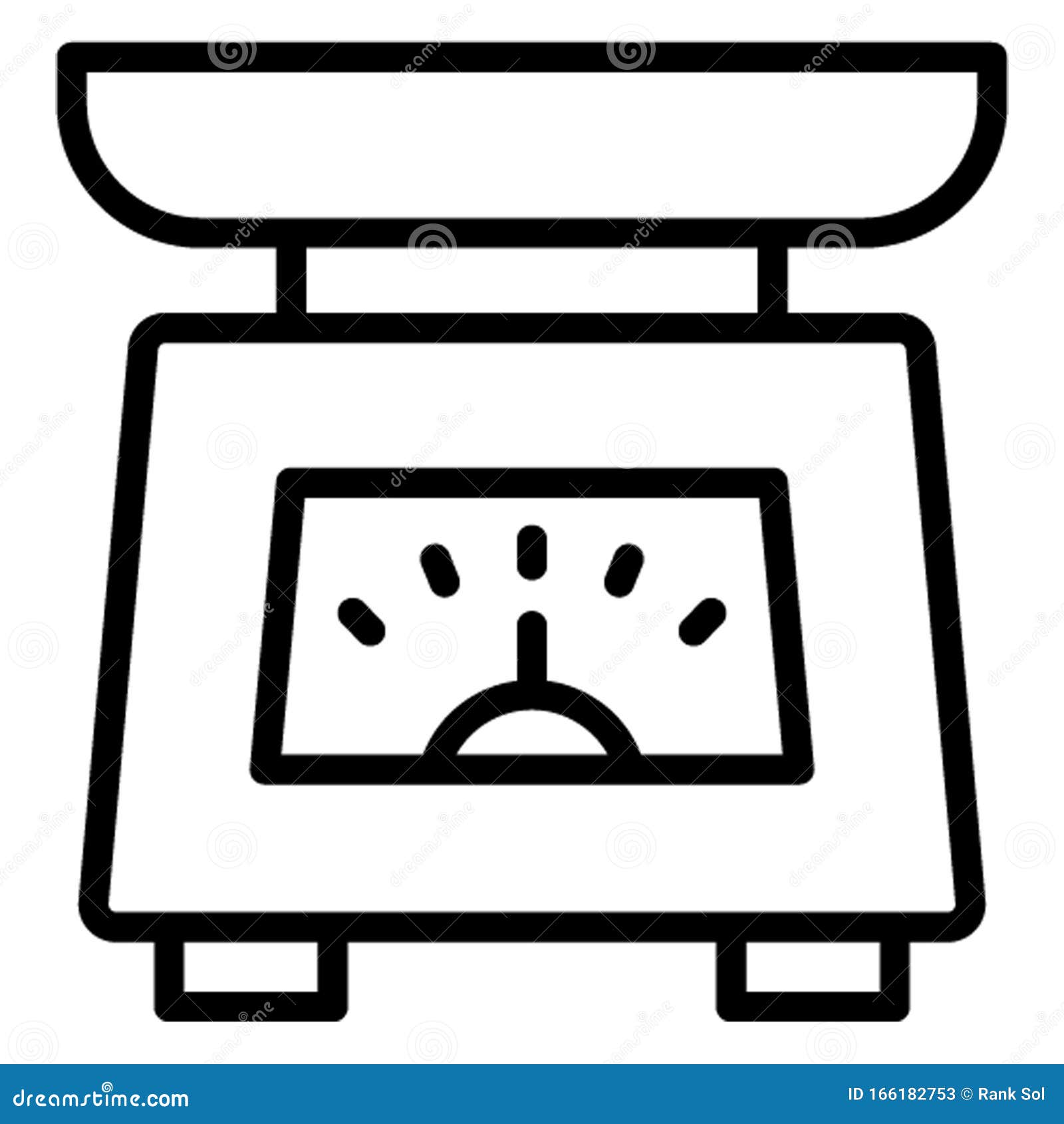 Measurement Scale Isolated Vector Icon Fully Editable Stock Vector ...